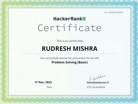 Rudresh Mishra On Linkedin 🏆 Excited To Have Successfully Completed A