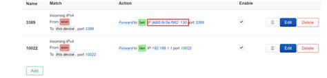 Luci App Firewall Openwrt Luci Web Should Support Ipv Address For Firewall Port Forwarding