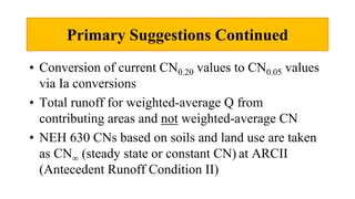 Updating The Curve Number Method For Rainfall Runoff Estimation PPTX