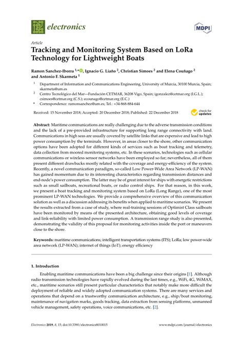 Pdf Tracking And Monitoring System Based On Lora Technology For