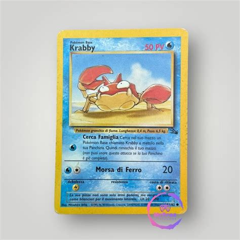 Pokémon Krabby 51 1999 Fossil Kaufen Auf Ricardo