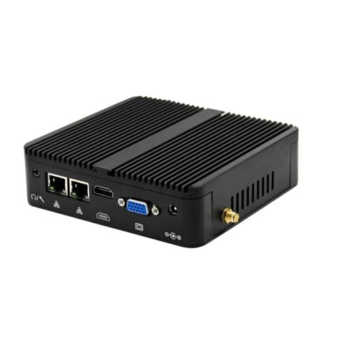 Fanless Mini PC Desktop J4125 Nuc Mini PC Win10 Linux With Dual RS232 Dual LAN Industrial