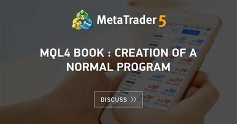 Mql4 Book Creation Of A Normal Program Currency Traders Expert Advisors And Automated