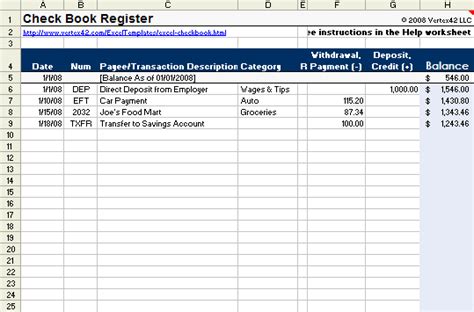 Checkbook For Excel Download Free Software Internetnevada Checkbook For Excel Download Free Software Internetnevada