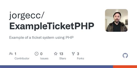 Github Jorgecc Exampleticketphp Example Of A Ticket System Using Php