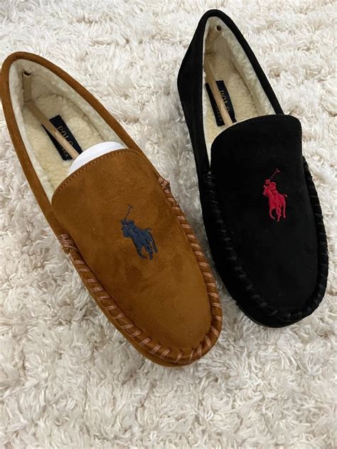 270280 폴로 랄프로렌 남성 데클란 로고 양털 뽀글이 겨울 로퍼 단화 라스트원 세일 상품 상세 크로켓