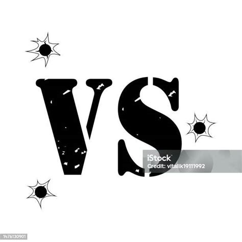 대 아이콘 Vs 문자 그런 지 기호입니다 Championship에 대한 스톡 벡터 아트 및 기타 이미지 Championship 결투 경기 스포츠 Istock