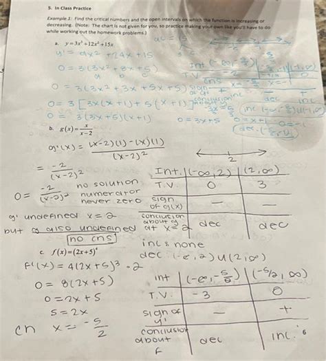 Use The Homework Notes To Complete The Graphs And 6 9 Chegg Com
