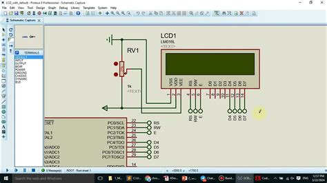 12 examples of interfacing lcd to avr using codevision and proteus youtube