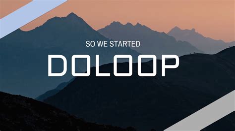 From The Birth Place Of Doloop Youtube