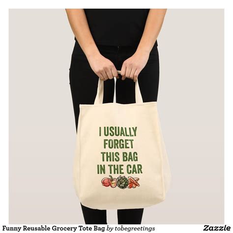 Funny Reusable Grocery Shopping Bag Grocery Tote Bag