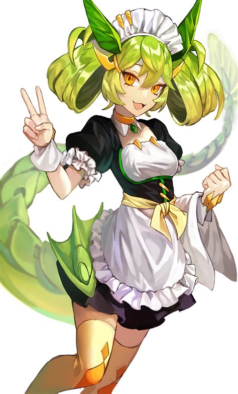 Parlor Dragonmaid Yu Gi Oh Drawn By Romit Danbooru