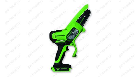 Купить Цепная мини пила аккумуляторная Greenworks G24MCS10, 24V, 10см ...