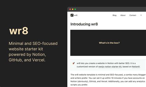 GitHub Manishionc Personal Minimal And SEO Focused Website Starter Kit Powered By Notion