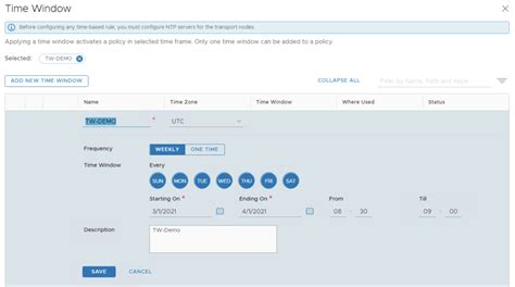 Nsx T Time Based Firewall Policy Yo Go Virtual
