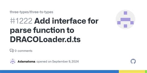 Add Interface For Parse Function To Dracoloaderdts · Issue 1222