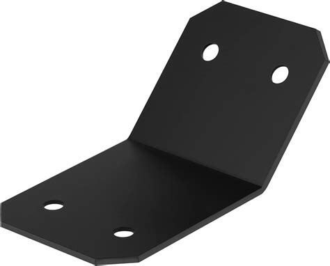 4 PCS 5 Flush Inside 45 Degree Angle Bracket Steel Tie Plate Heavy