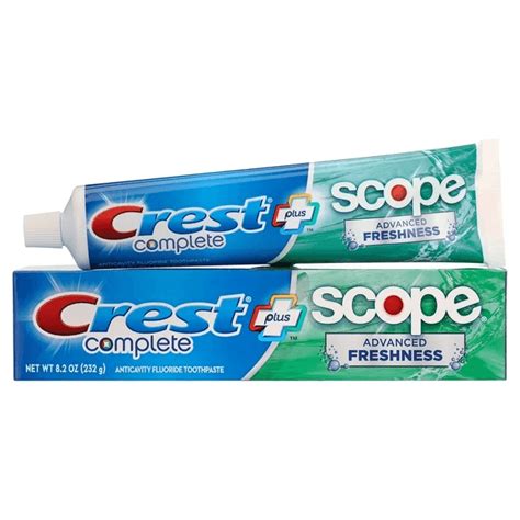 Crest Complete Scope Advanced Toothpaste 佳齒 高級活性泡沫除菌美白牙膏 82oz 232g