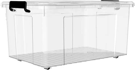Aristo Multipurpose Plastic Storage Container Box With Wheels 45 Ltr