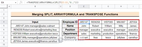 How To Use SPLIT Function In Google Sheets 5 Ideal Examples