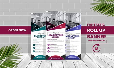 Create Roll Up Banner Or Signage Design By Graphicvest Fiverr