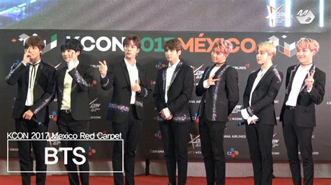 Bts Kcon 2017 Mexico Red Carpet Bts 방탄소년단 Bts En Mexico Bts