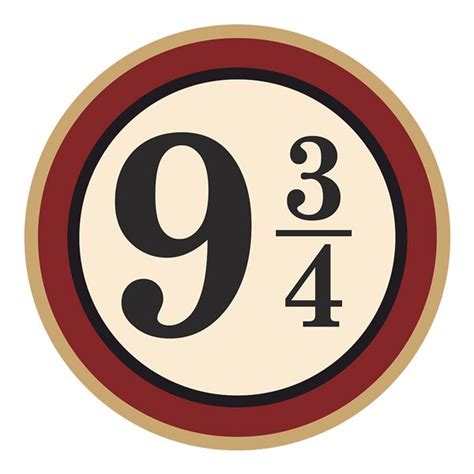 Pegatina Andén 9 34