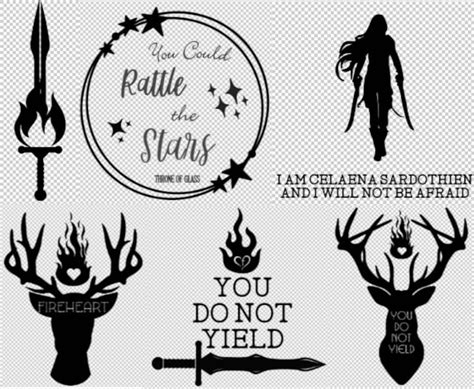 Throne Of Glass Bundle Svg Png Pdf Etsy