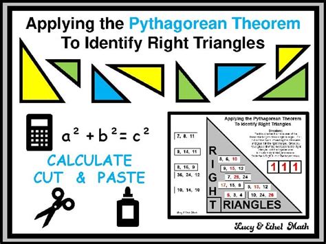 Is It Right Identifying Right Triangles Using The Pythagorean Theorem