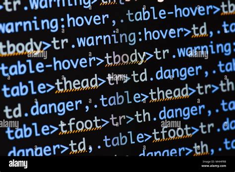 Real Css Code Developing Screen Programing Workflow Abstract Algorithm