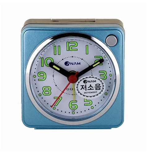 아남시계 H778 아날로그 사각 소형 탁상 알람시계 티몬