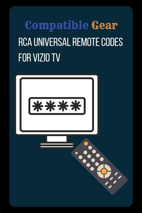RCA Universal Remote Codes For Vizio TV Vizio Coding Rca