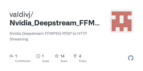 Github Valdivjnvidiadeepstreamffmpegrtspto Nvidia Deepstream Ffmpeg Rtsp To