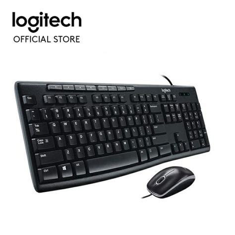Logitech Mk200 Wired Usb Media Keyboard Mouse Combo Shopee Philippines