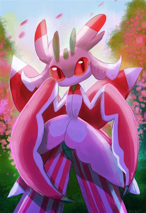 Orcaowl Lurantis Nintendo Pokemon Antennae Arthropod Girl Colored Sclera Colored Skin