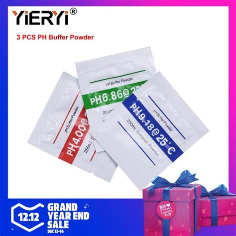 Yieryi Ph Buffer Powder Measure Calibration Solution 4 01 6 86 9 18
