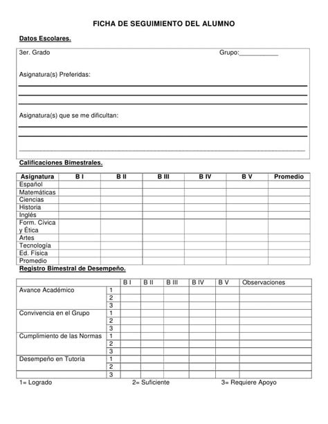 Ficha De Trabajo En Excel Y Word Para El Seguimiento Del Docente My