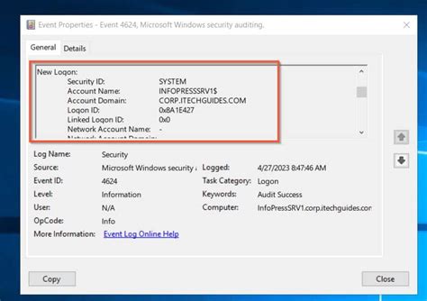 What Is Event Id 4624 An Account Was Successfully Logged On
