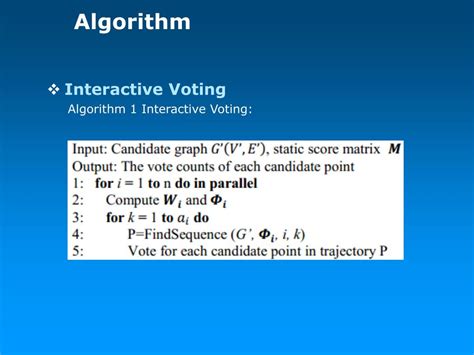 Ppt An Interactive Voting Based Map Matching Algorithm Powerpoint Presentation Id5178120