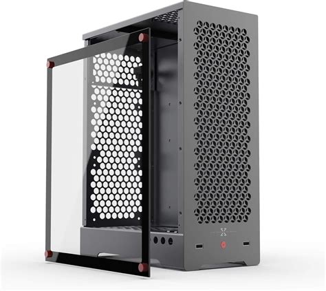 Buy C1 Micro Atx Computer Case For Pc 2022 Mid Tower Aluminum Alloy
