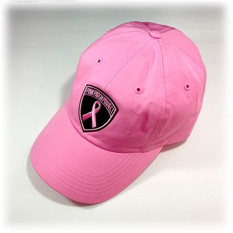 Pink Caps With Pink Patch Project Emblem On Front The Emblem Authority