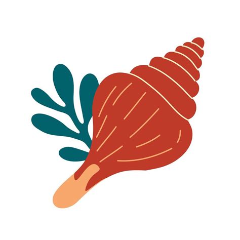 Seashells Mollusks Spiral Shells 42603957 Vector Art At Vecteezy