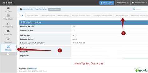 How To Install Mantisbt Plugins Testingdocs