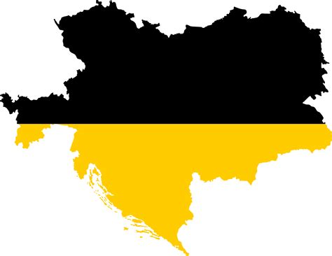 Fileflag Map Of The Austro Hungarian Empire Habsburg Flagsvg