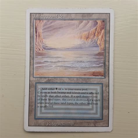 Magic The Gathering Underground Sea Revised Edition