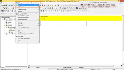 Komunikasi PLC Omron Via Ethernet FILAB