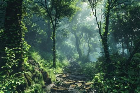 Premium Photo Subtropical Forest In Nepal