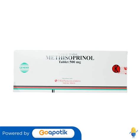 Jual Methisoprinol Nulab 500 Mg Box 50 Tablet Shopee Indonesia