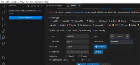 DigitalEducas Conexión de Visual Studio Code y MySQL