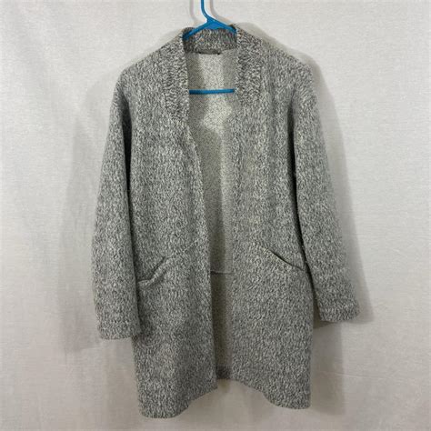 Zara Gray Duster Coat Versatile For Both Dressing Depop